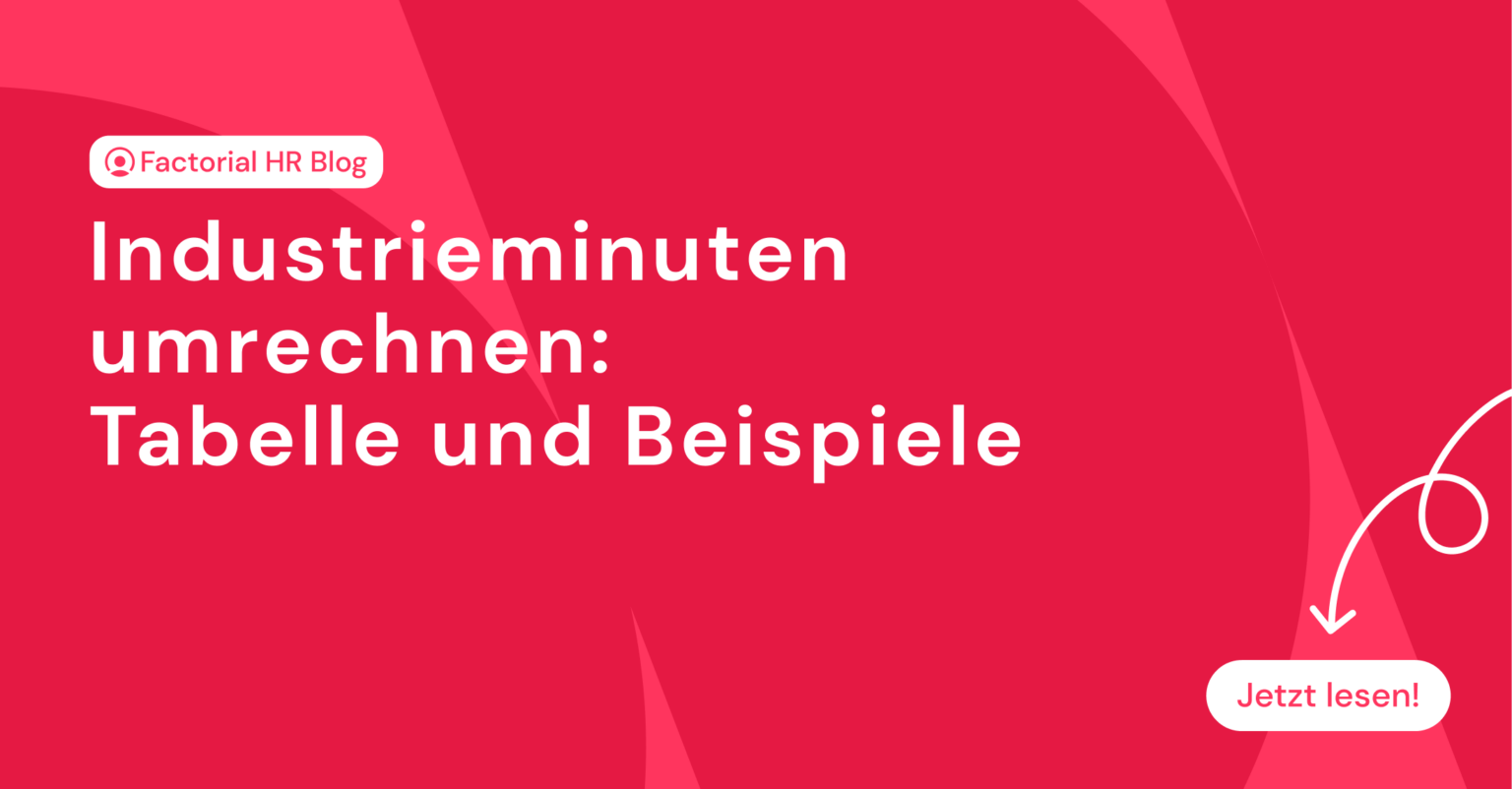 So berechnen Sie Industrieminuten | Factorial